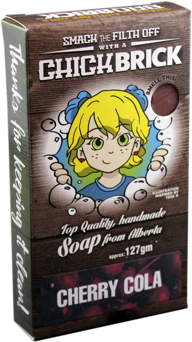 Chick Brick Soap - Cherry Cola – Cherry Blossom Boutique