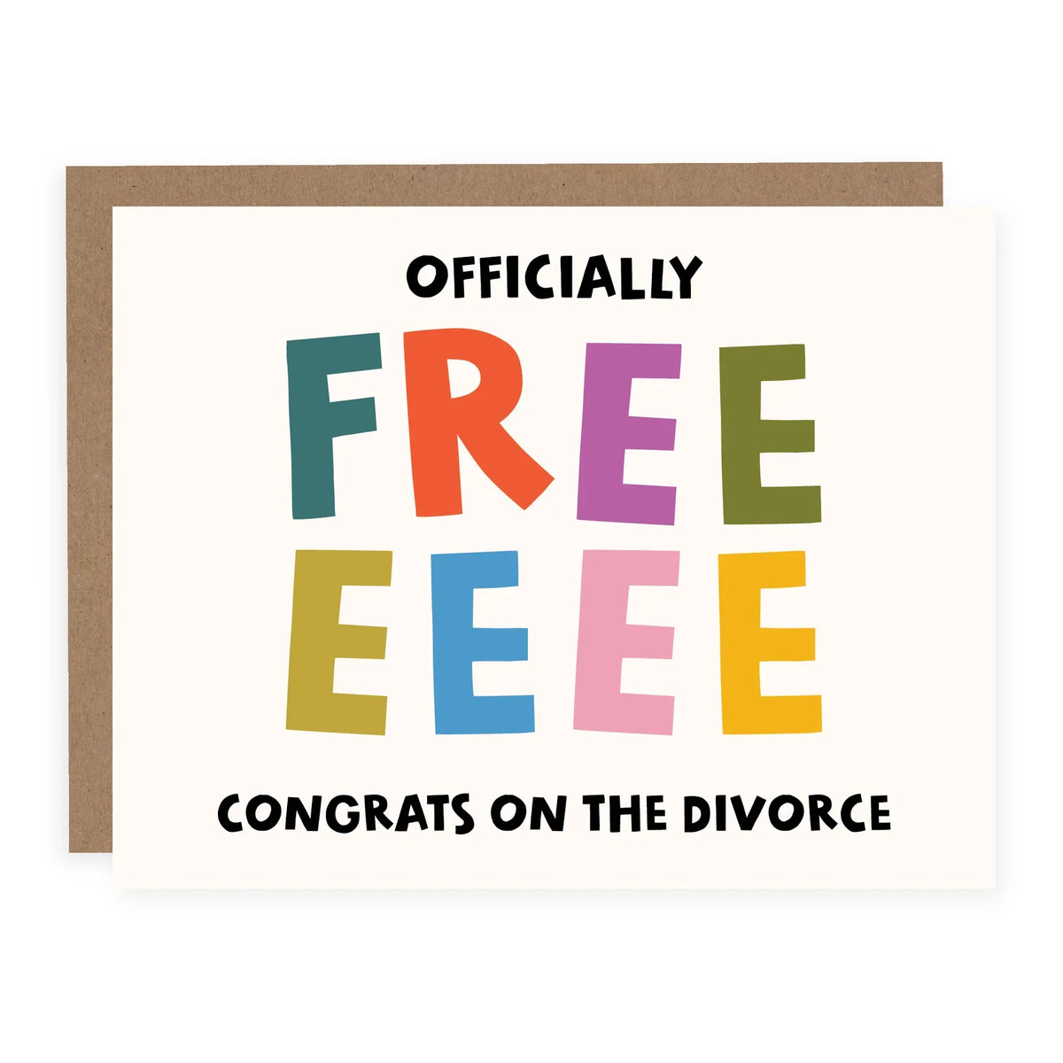 OFFICIALLY FREE DIVORCE CARD – Cherry Blossom Boutique