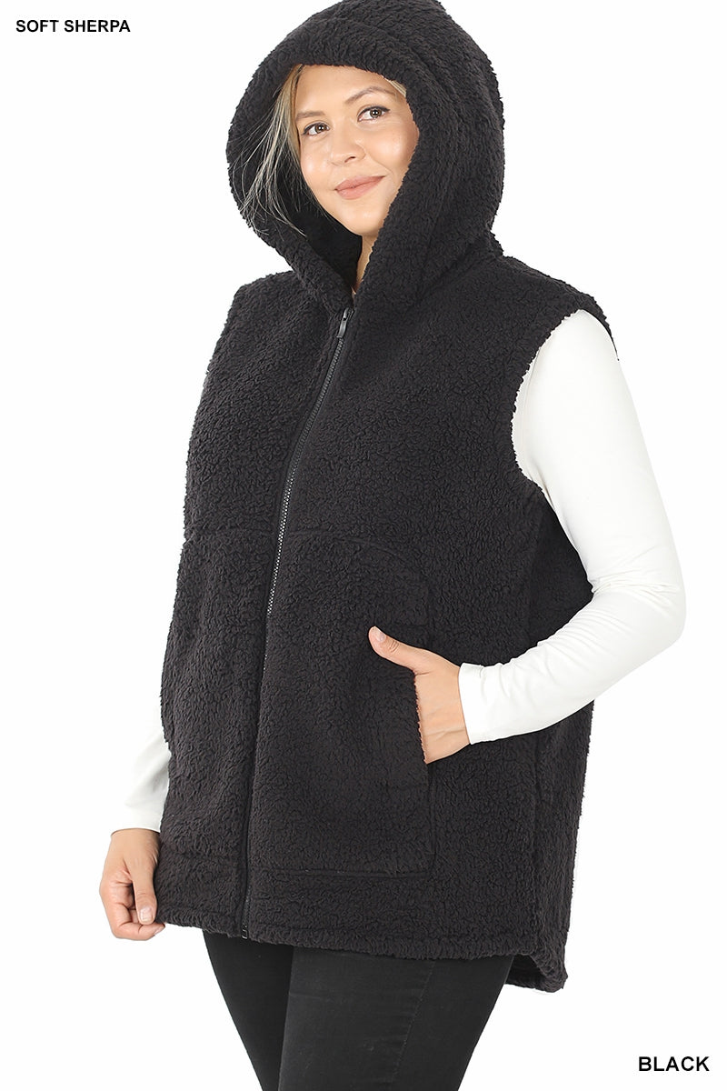 Sherpa Vest – Cherry Blossom Boutique