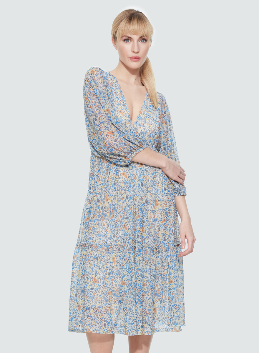 Dex Mesh Tiered Dress – Cherry Blossom Boutique